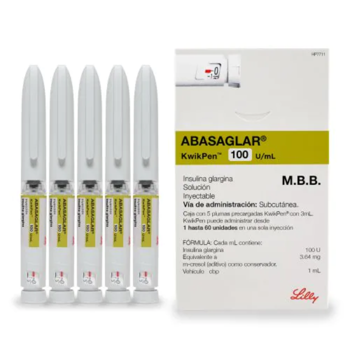ABASAGLAR (INSULINA) KWIKPEN 100U/ML C/5 SOL INY